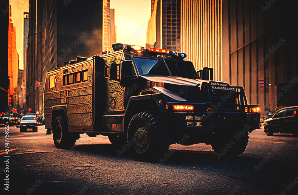 FBI Van, Armored Truck NY Trooper, undercover police car NYPD, New York ...
