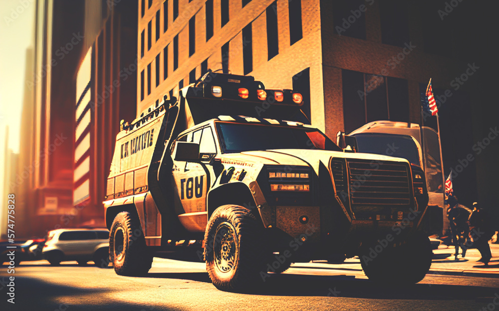 FBI Van, Armored Truck NY Trooper, undercover police car NYPD, New York ...