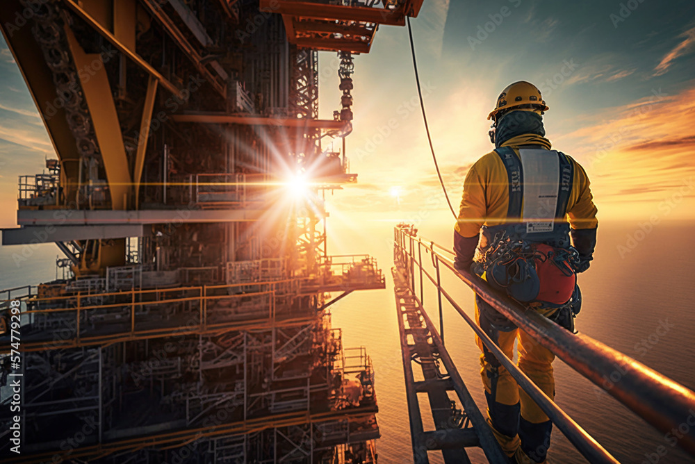 construction engineer worker at heights,architecture sci-fi ...