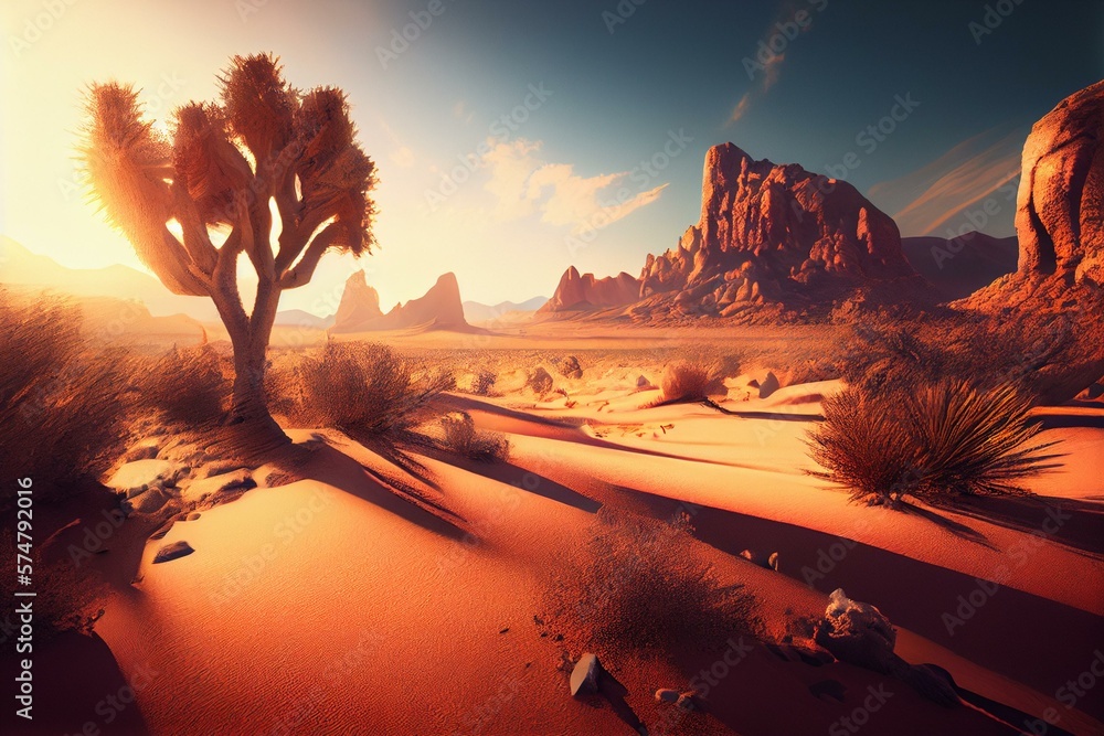 wide angle photography of Desert landscapes, hyper detailed, ultra ...