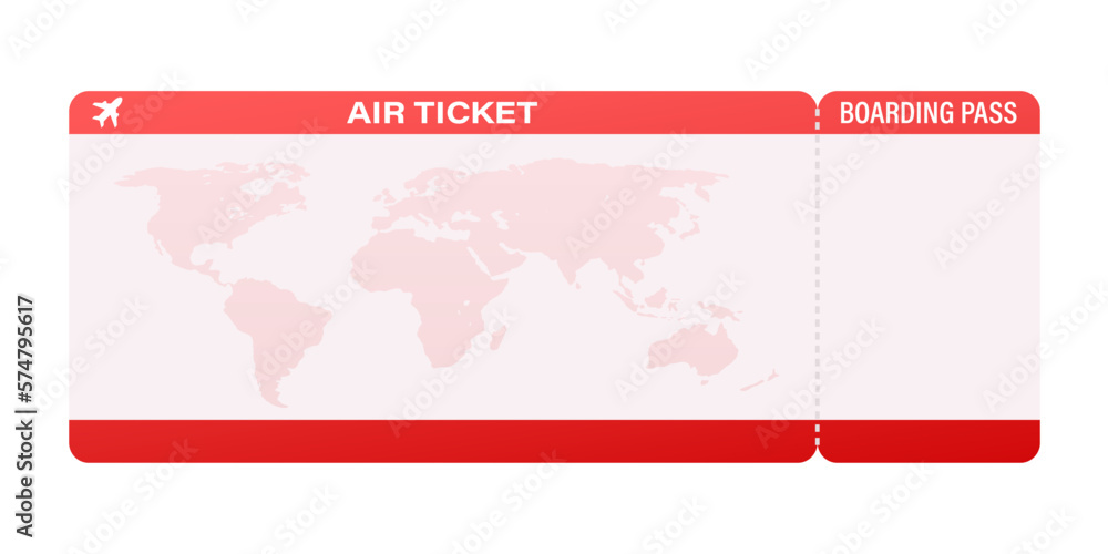 Airline tickets or boarding pass inside of special service envelope ...