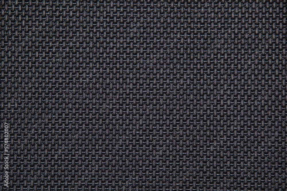 Textura de neopreno de color negro visto de frente, superficie de ...