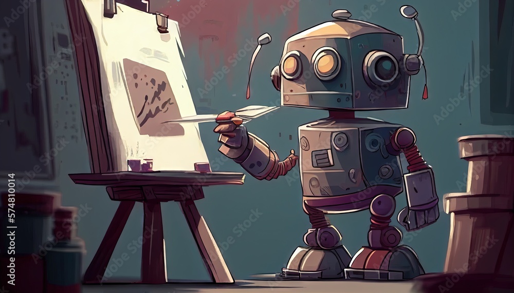 AI artist image generated by artificial intelligence. Prompt craft and ...