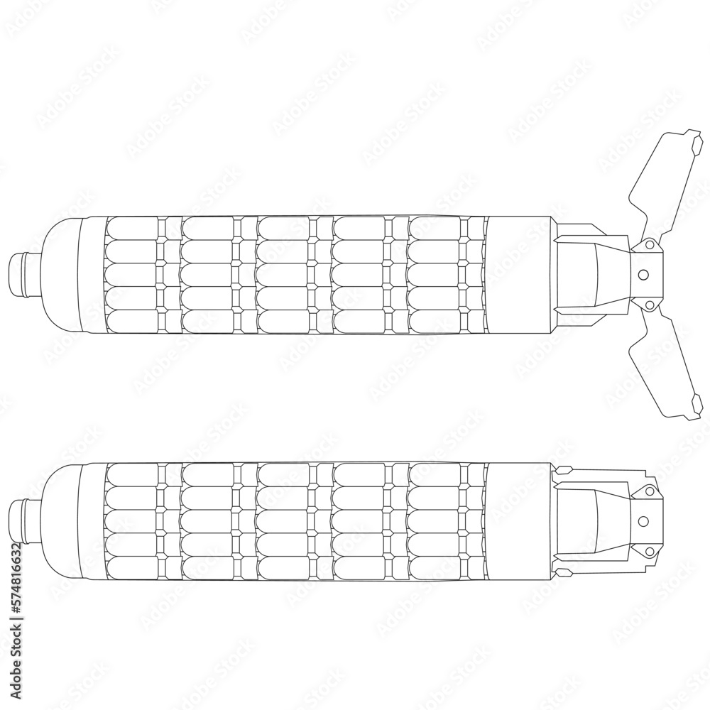 Poster cluster munition, cluster bomb, submunition bomb a form of air ...
