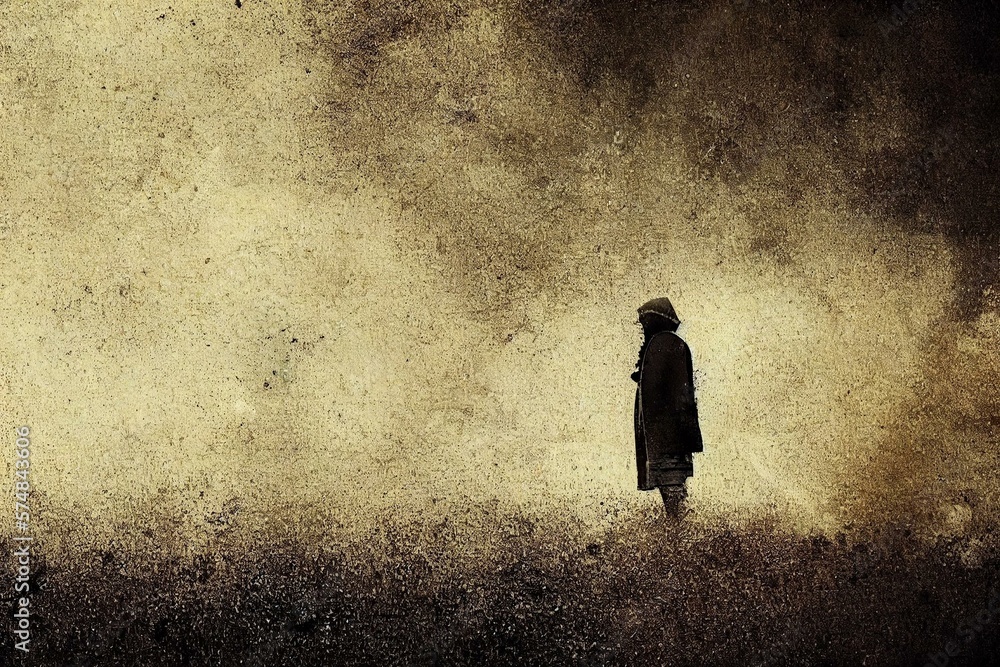 Effect film grain. Vintage scratched grunge on isolated background for ...