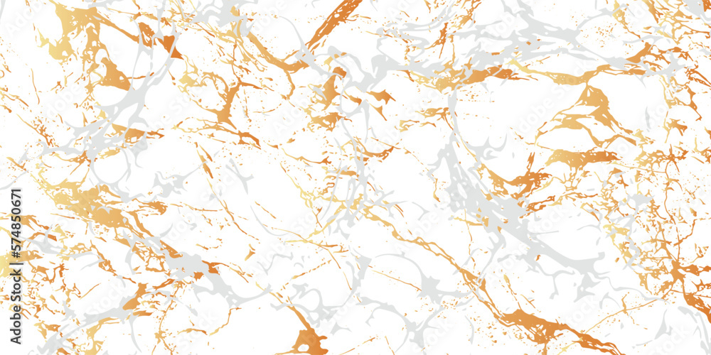 Luxury white and Gold Marble texture background vector. Panoramic ...