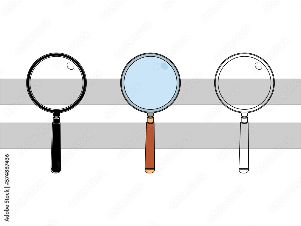 Magnifying Glass Clipart SVG Cut File | Magnifying Glass Svg ...