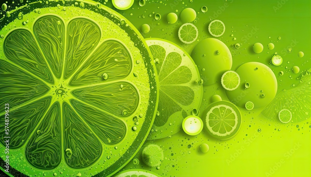 Beautiful Designer Seasonal Background with Lime Green Color Hue Winter ...