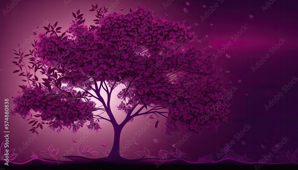 Beautiful Designer Seasonal Background with Plum purple Color Hue ...