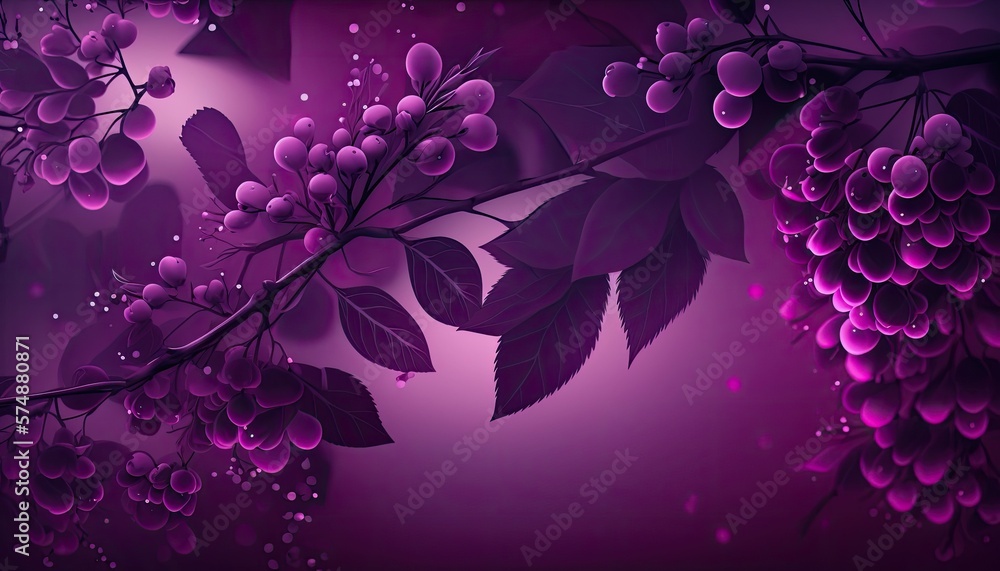 Beautiful Designer Seasonal Background with Plum purple Color Hue ...