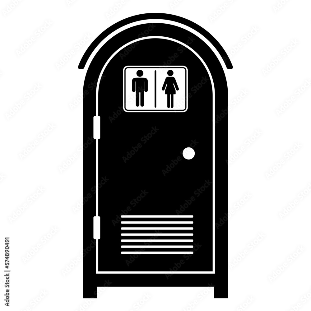 Portable Toilet Svg | Mobile Toilet Svg | Outdoor Toilet Svg Stock ...