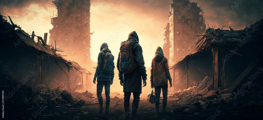 Survivors of the apocalypse are people in a post-apocalyptic world ...