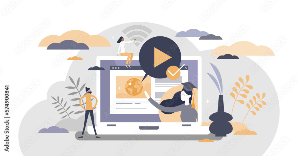 Edtech educational technology for online digital study tiny person ...