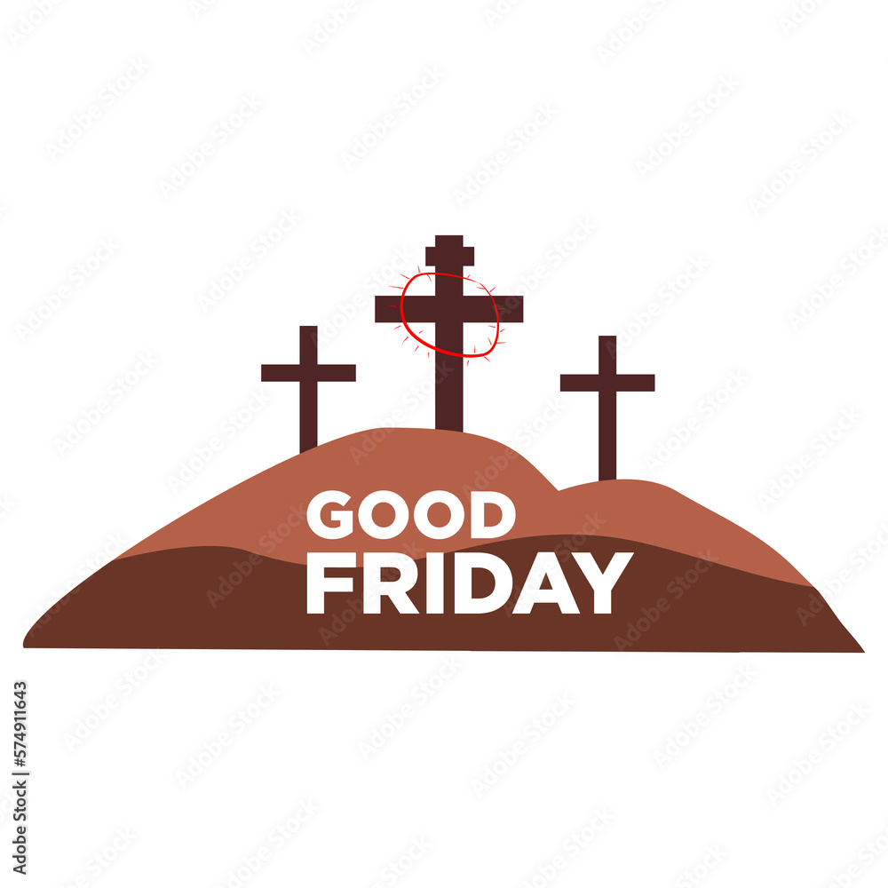 God Friday design Illustration. Good Friday is a Christian holiday ...