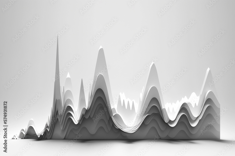 Line waves abstract, seismic activity, oscillations and earthquake ...