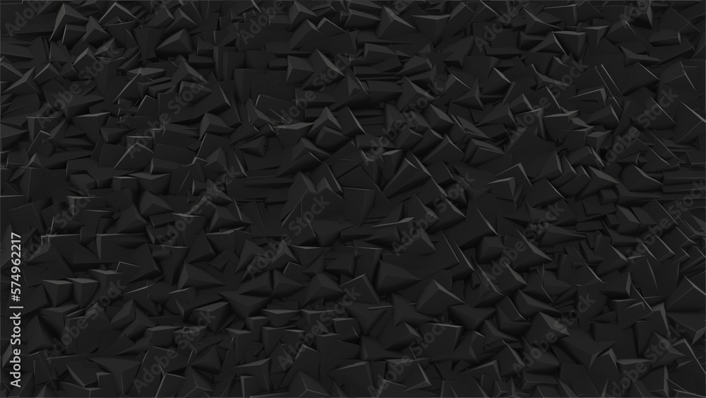 thousands vintage black cube texture as procedural 3d math power ...