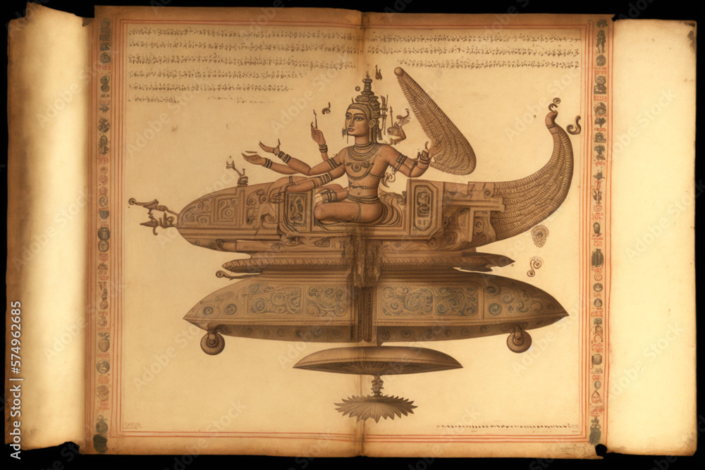 Vimana Illustrations - Discover the Magic of Ancient Vedic Technology ...