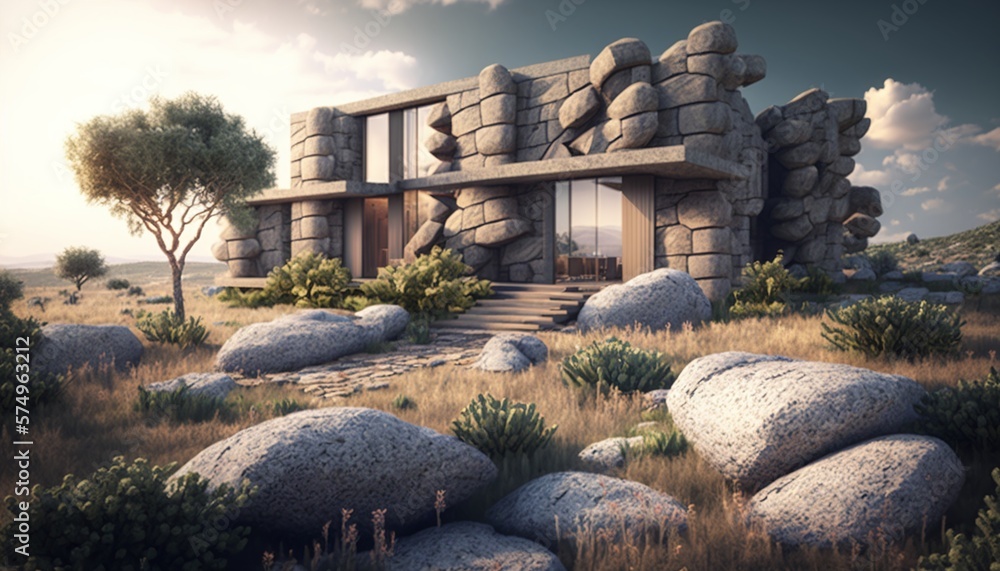 Very Modern Building Architecture With Geometric Lines and Glass Facade ...