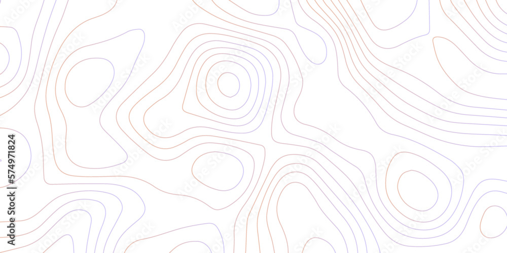 Abstract Topographic map background with wave line. gradient multicolor ...