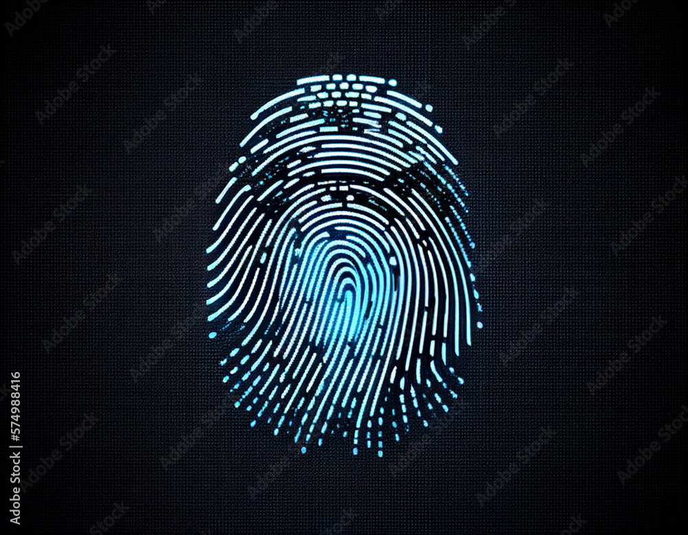 Fingerprint Scanner Identification.Fingerprint Biometric Authentication ...