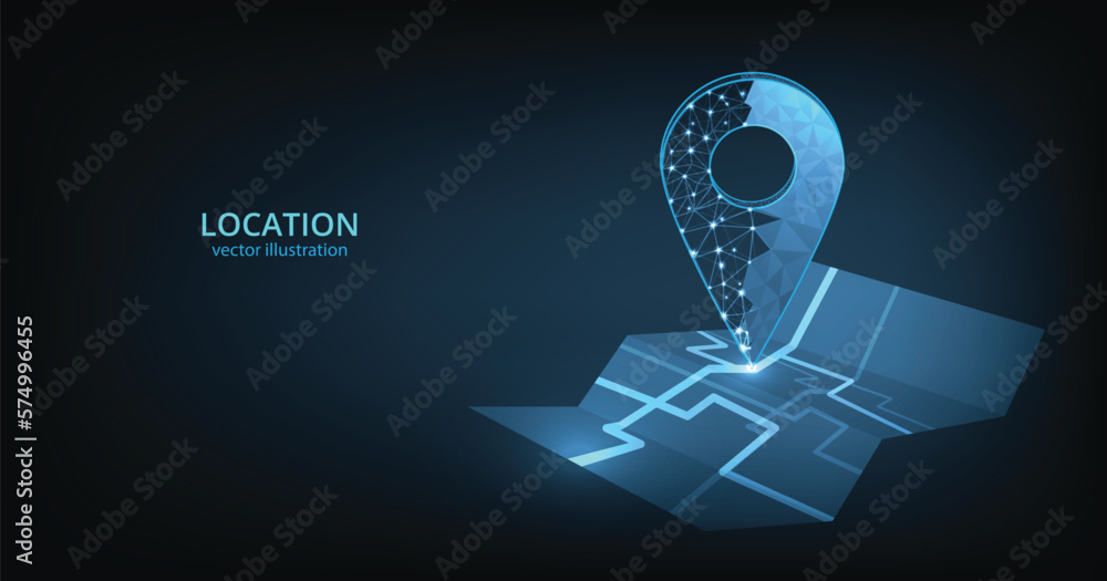 Gps technology background.Vector pin icon Gps on dark blue background ... Gps technology background.Vector pin icon Gps on dark blue background ...