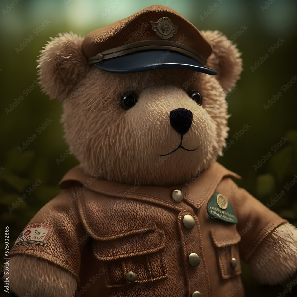 Ultra realistic photo realictic sharp focus ultra of tedy bear using ...
