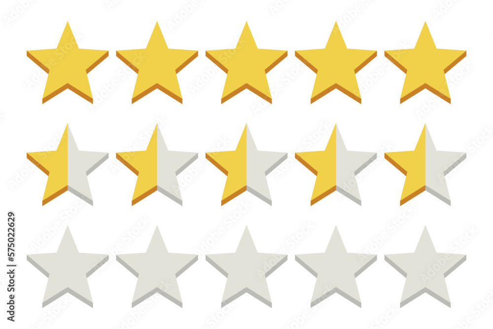 Check Mark Stars Set Stock Vector | Adobe Stock