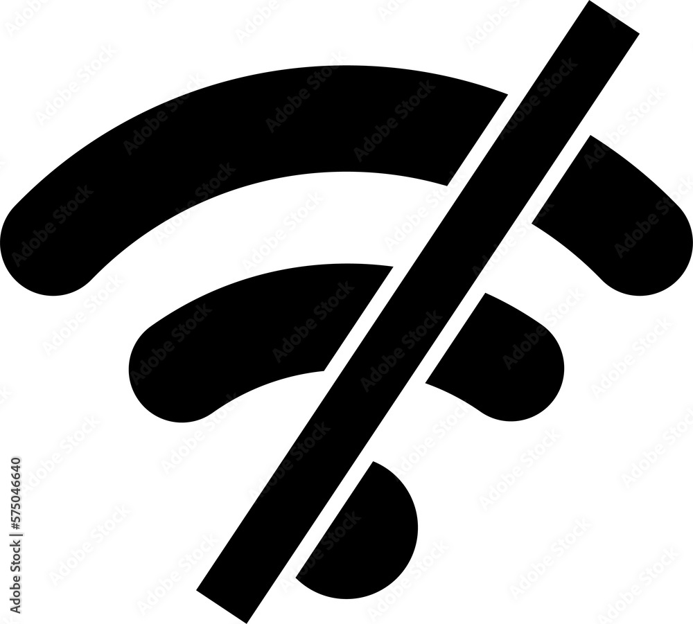 Wifi icon in png. Wi-fi symbol in black. Wireless symbol on transparent ...