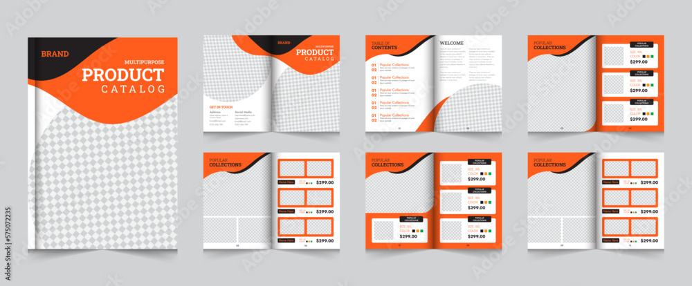 Product Catalogue and modern a4 product catalog design template ...