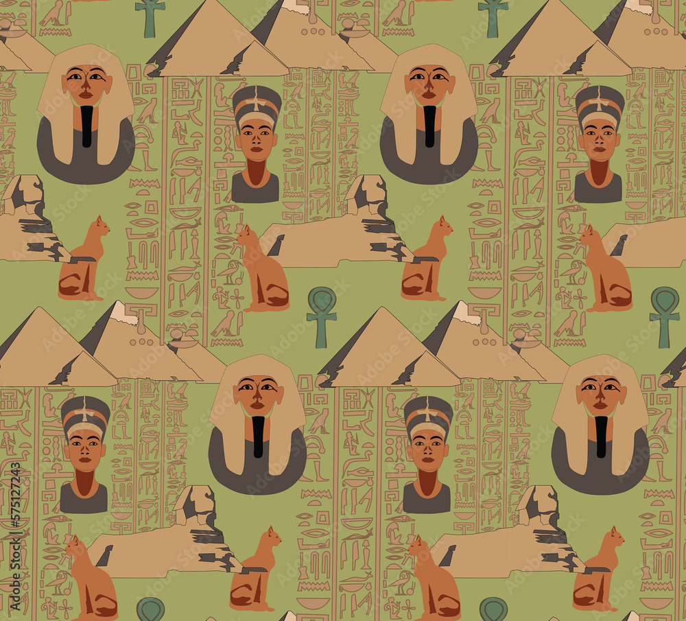 Ancient Egypt Collection, Sphinx, Pharaohs, Hieroglyphics, Cat ...