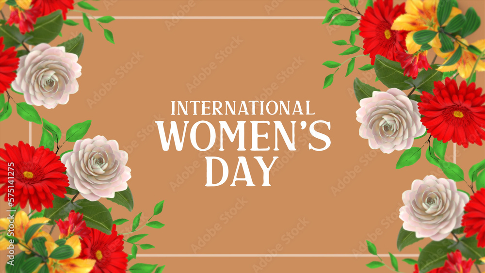 Happy International Women S Day Animated Motion Graphics March 8