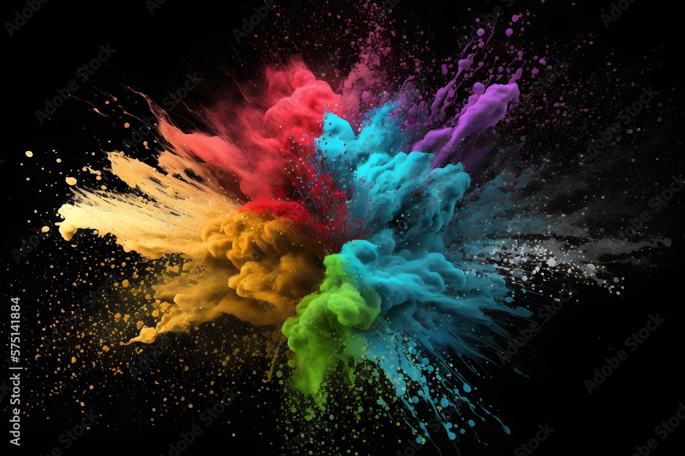 Color splash background, wallpaper, 3:2 Stock Illustration | Adobe Stock