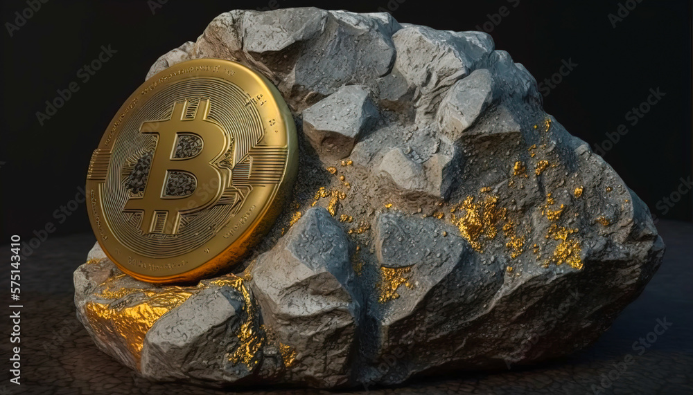 Bitcoin in stone - Stay ahead of the game with this photo of BTC's ...