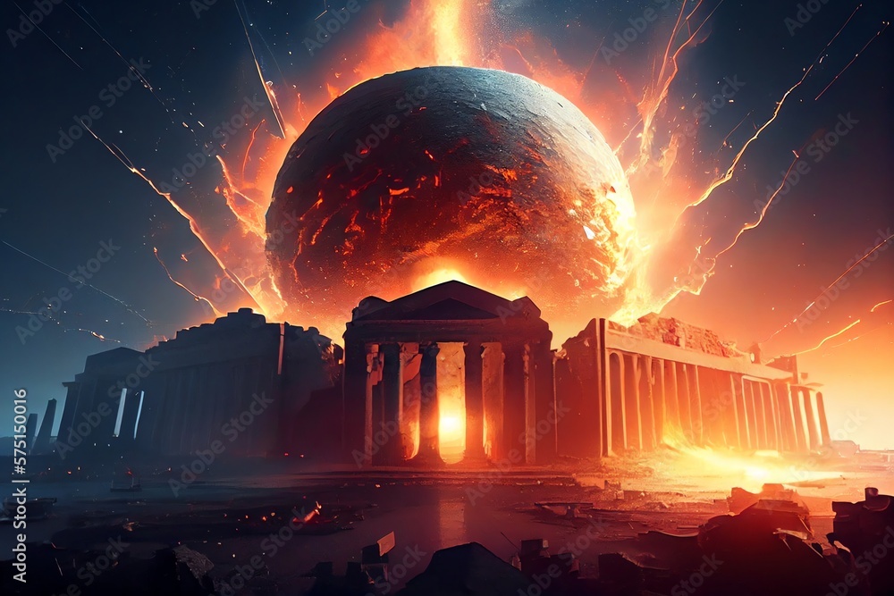 A Fiery Meteorite Hit A Ancient Greek City Causing An Apocalyptic ...