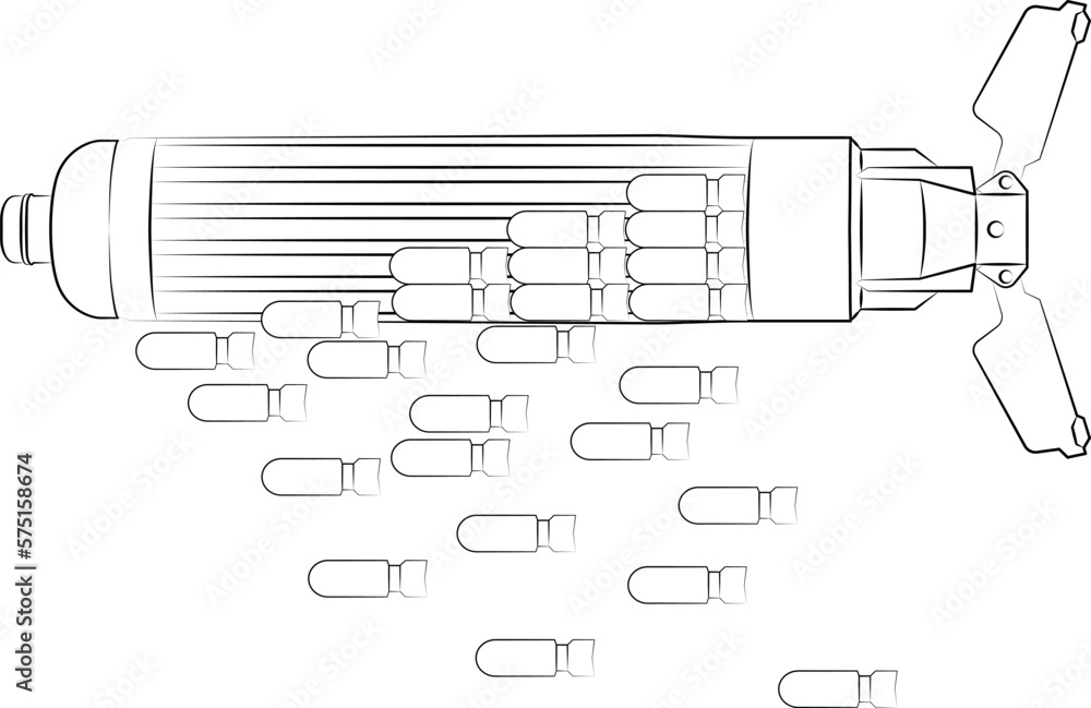cluster bomb, cluster munition, submunition bomb a form of air dropped ...