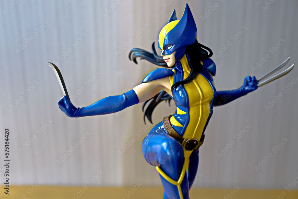 Osaka,Japan - Feb 12, 2023 : A model of the X-Men MARVEL COMIC ...