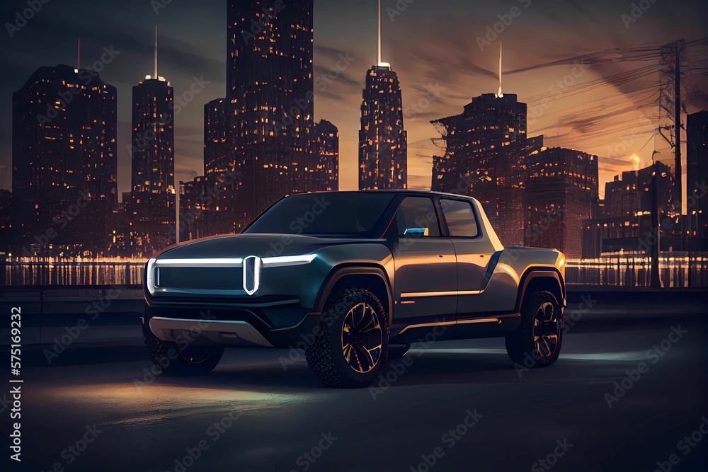 Futuristic Pickup Truck