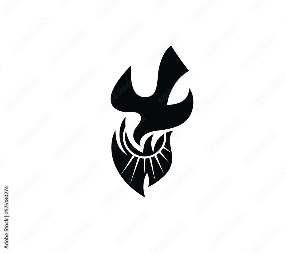 Holy spirit Fire Art Icon, art vector design Stock Vector | Adobe Stock