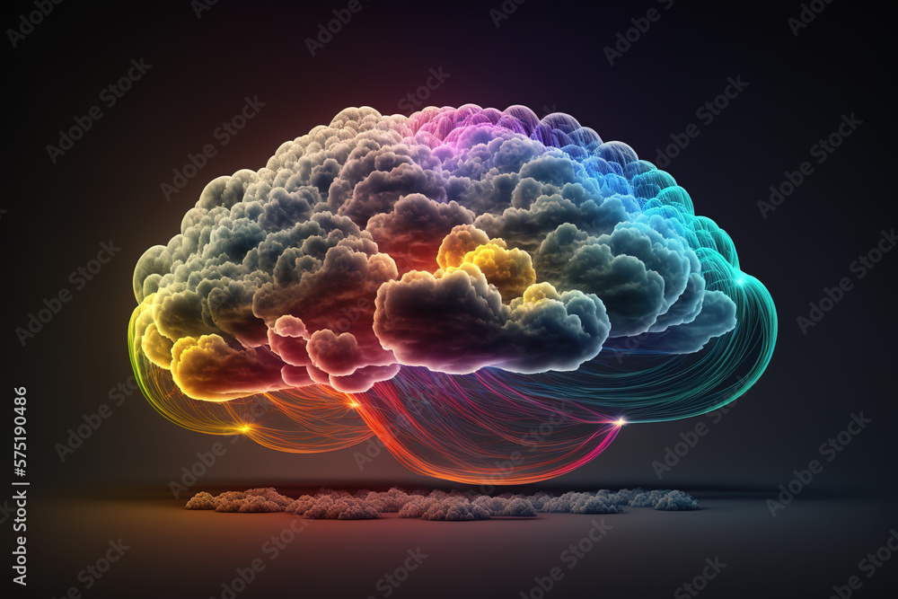 Cloud Brain, Idea, Cloud Networking, Automation, Cloud Managed, AI ...