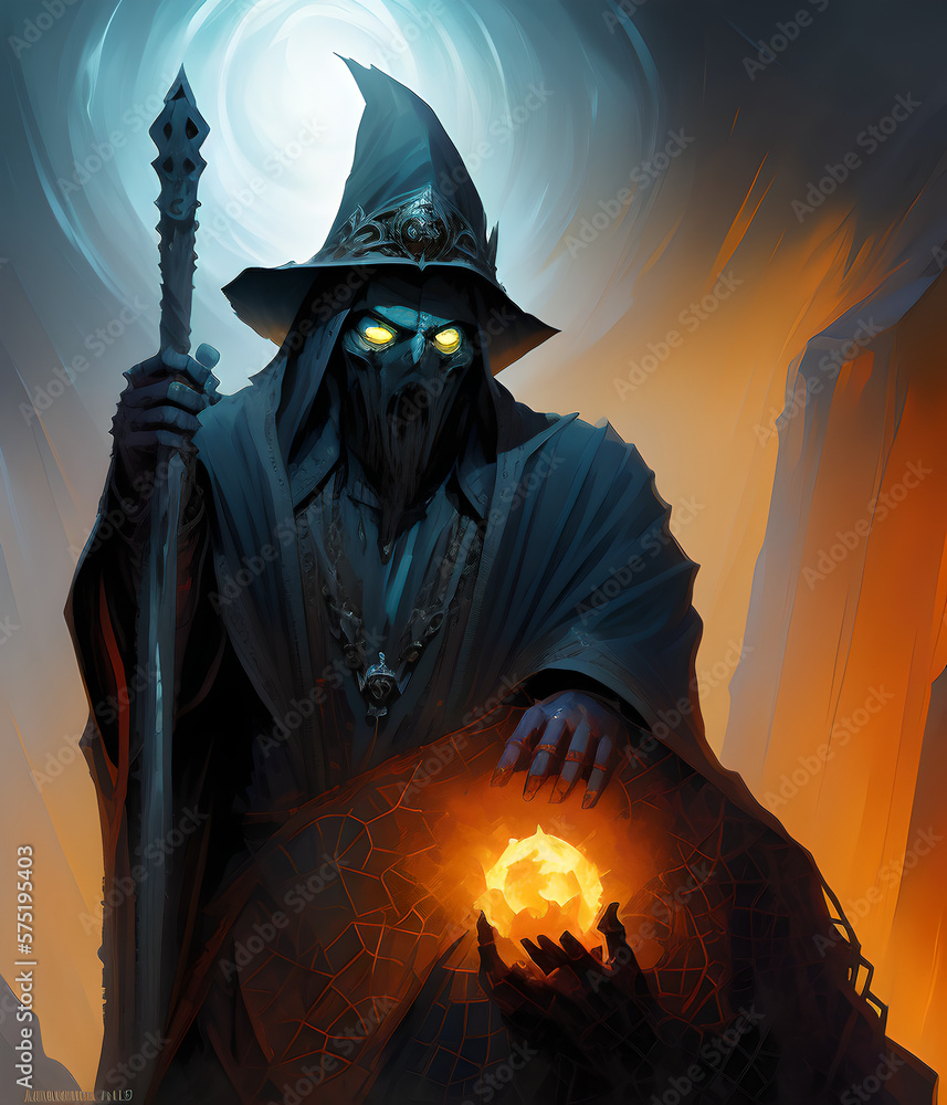 Shadow Magic Staff
