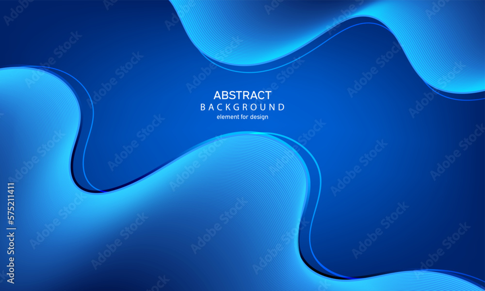 Abstract gradient background. Wave element for design. Digital ...