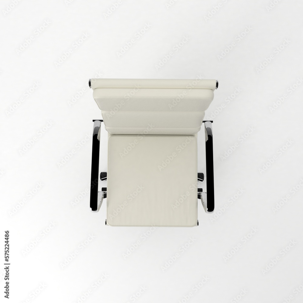 Office Chair top view, modern designer furniture, Chair isolated on ...