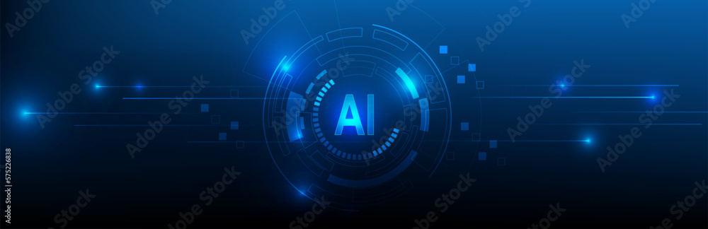 AI Artificial Intelligence and Machine Learning Concept, Big data ...