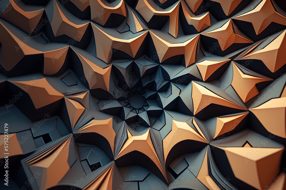 tessellation pattern created using AI Generative Technology Stock ...