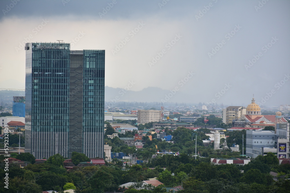 Overview of Pasig city in Pasig, Philippines Stock Photo | Adobe Stock