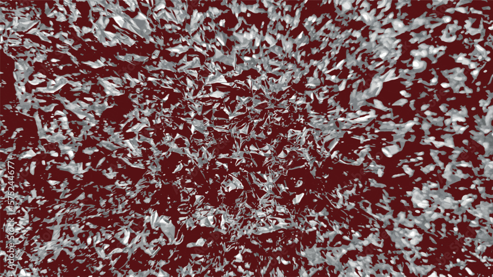 Abstract background with optical illusion wave. Vector silver texture ...