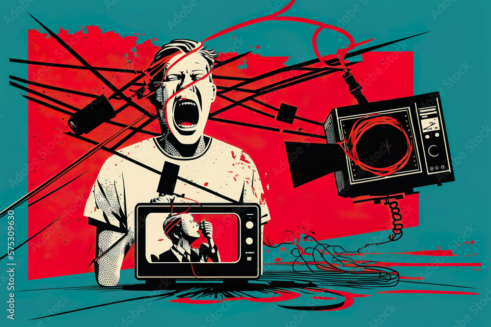 Manipulating a person using the media. An imagined concept generated by ...