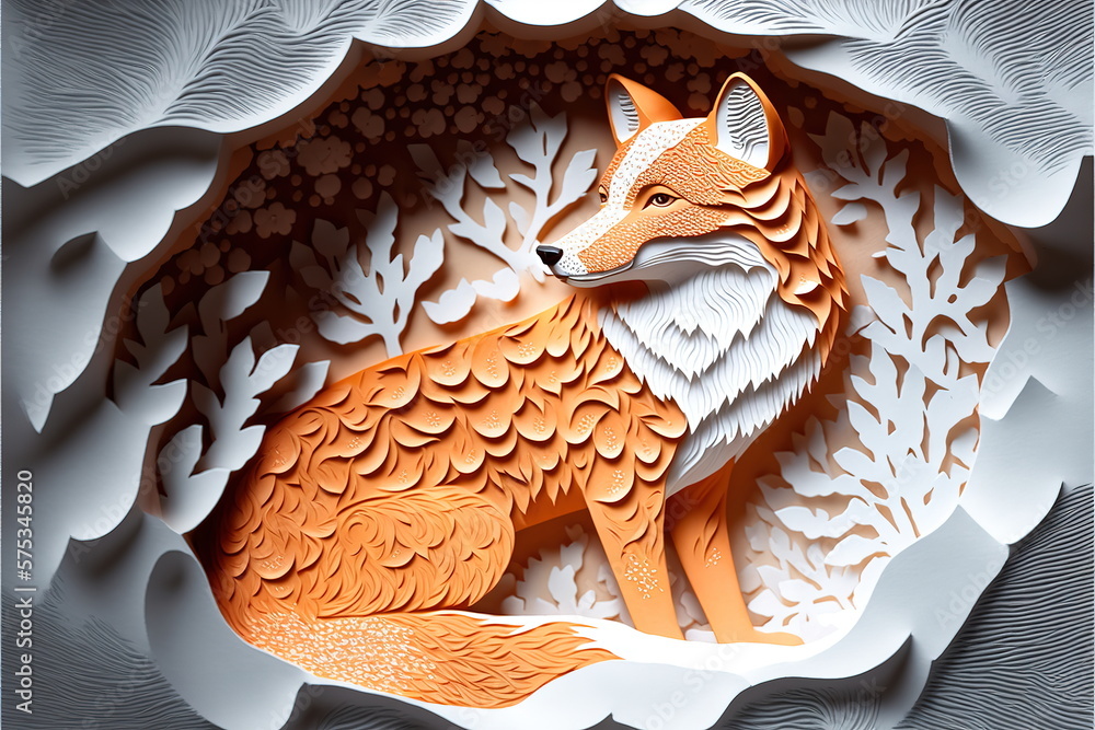Stunning beauty of animal in nature with wondrous paper quilling ...
