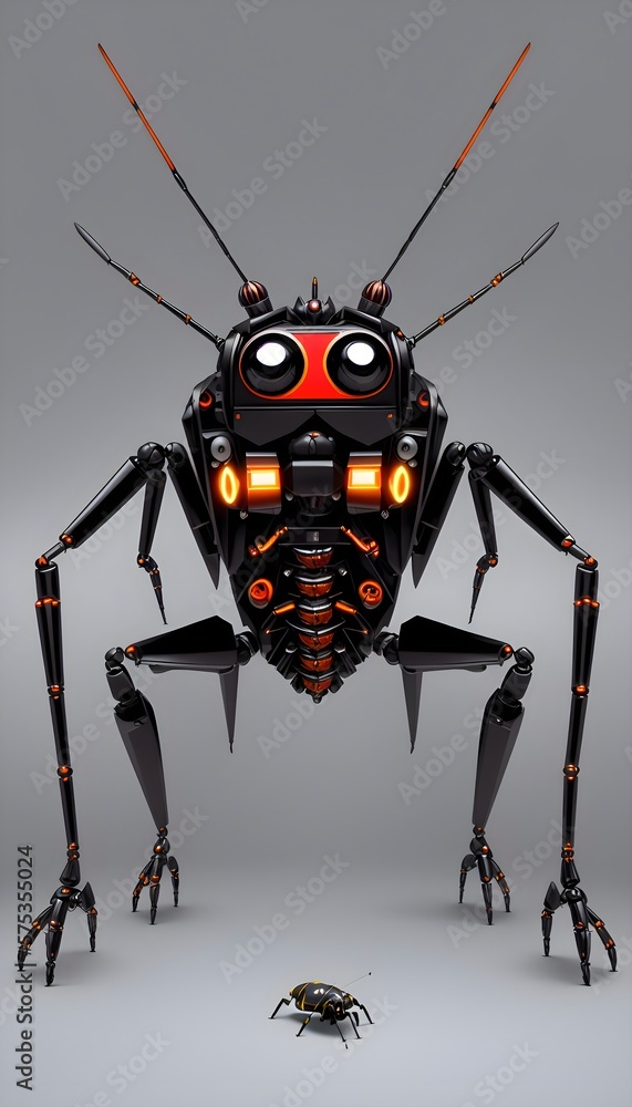 3D Visualization of a Robotic Beetle: A Harmonious Combination of ...