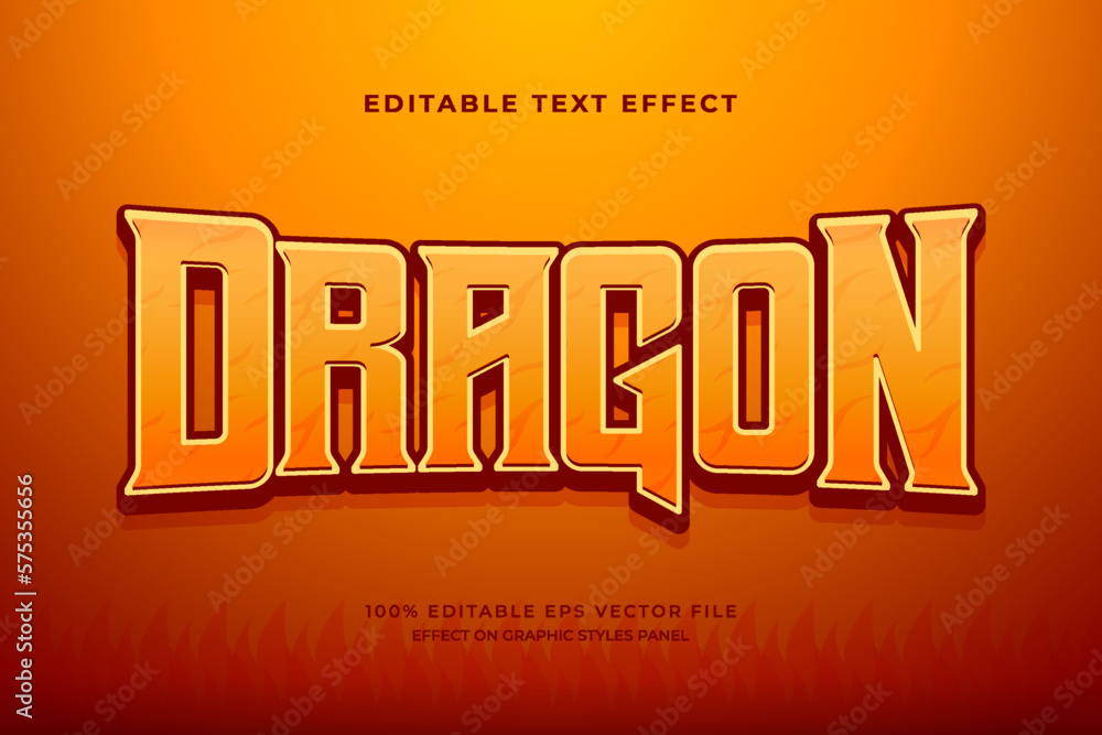 decorative dragon Font and Alphabet vector Stock Vector | Adobe Stock